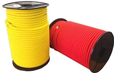 RED Heavy Monoflex ™ Duty Red Shock Cord 6mm (per 2 m)