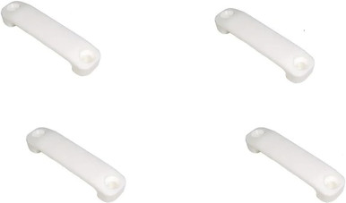 White Nylon Footmans Loop for 25mm ( 1 Inch) webbing (Pack 4)