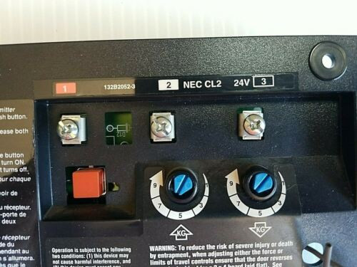 Liftmaster Chamberlain 41A5021-1FATS Circuit Board End Panel Red Learn ...