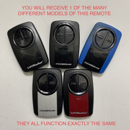 Chamberlain 375UT Liftmaster Clicker 2 Button TRUE UNIVERSAL Remote ...