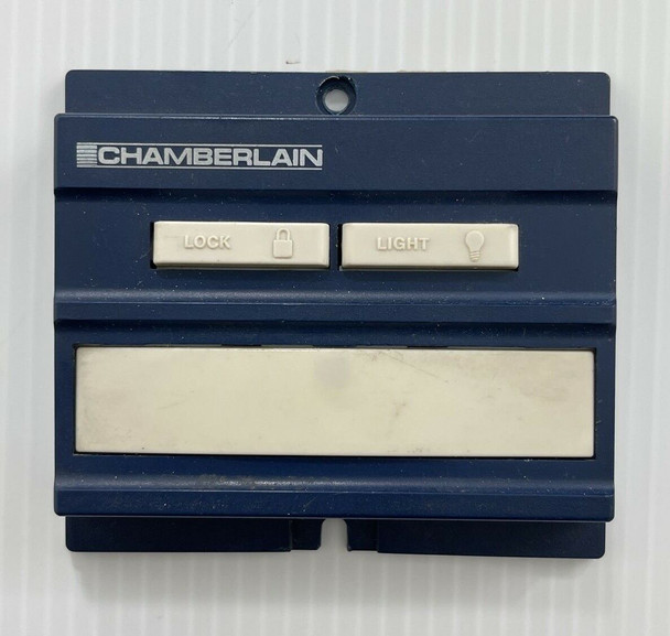 Chamberlain Billion Code Garage Door Opener 3 Function Wall Button Blue ...