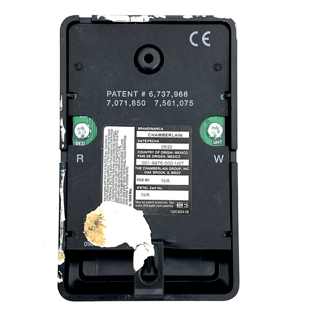 Chamberlain 001-9975-000-N07 Garage Door Wall Button Console Light ...