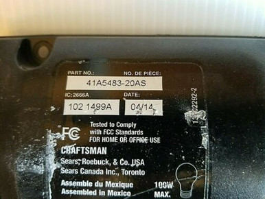 Craftsman Liftmaster 41A5483-20AS Garage Circuit Board Purple Learn ...