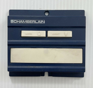 Chamberlain Billion Code Garage Door Opener 3 Function Wall Button Blue ...