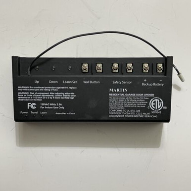 Martin Residential Garage Door Opener Circuit Logic Control Mother ...