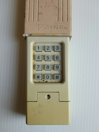KLIK2U-P2 Clicker Liftmaster Chamberlain UNIVERSAL Keyless Entry Keypad ...