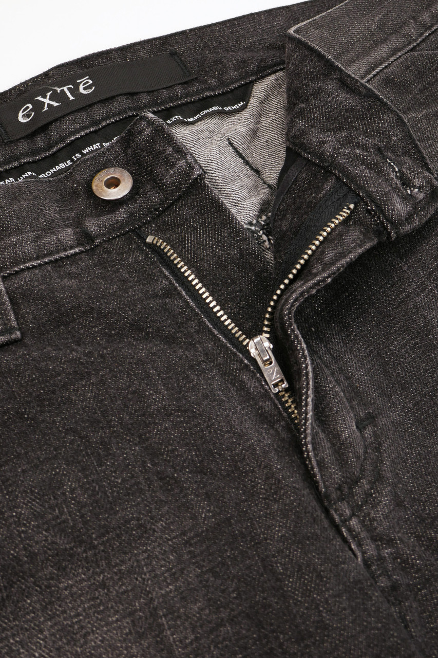 Exte' Men's Black Denim Jeans