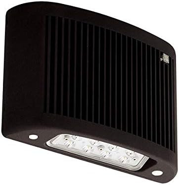 Black Outdoor LED Emergency Wall Pack with Motion Sensor