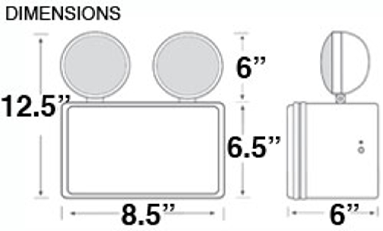 Led Wet Location Emergency Light