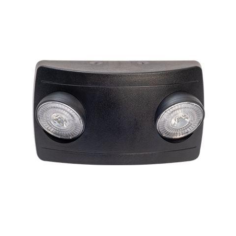 Black Compact LED Emergency Light