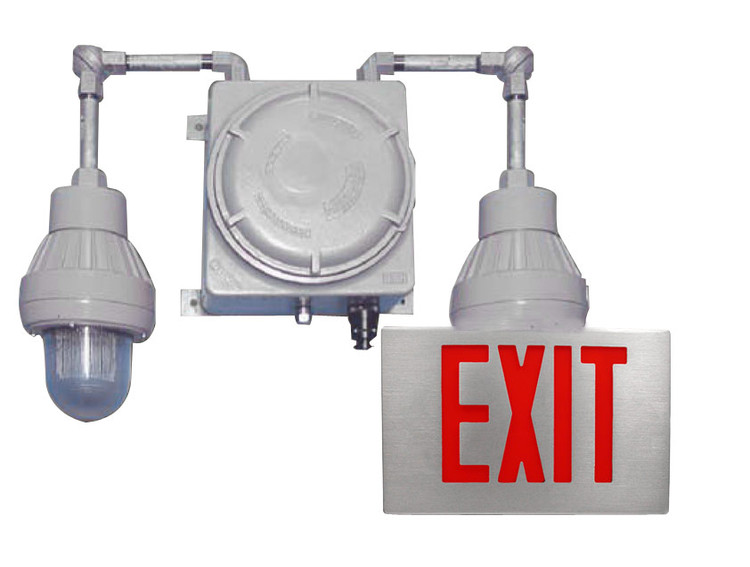 Class 1 Division 1 Exit Sign and Emergency Light Backup Power Unit