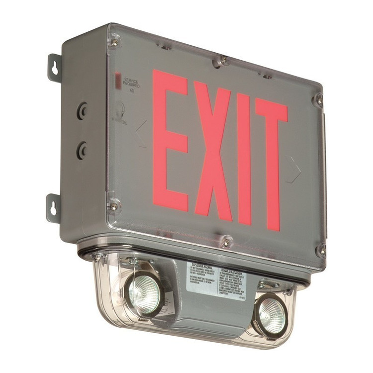 Explosion Proof Exit Sign Combo