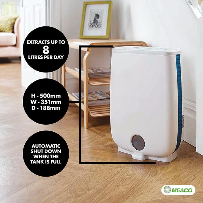 Meaco DD8L Desiccant Dehumidifier | Buy in Ireland