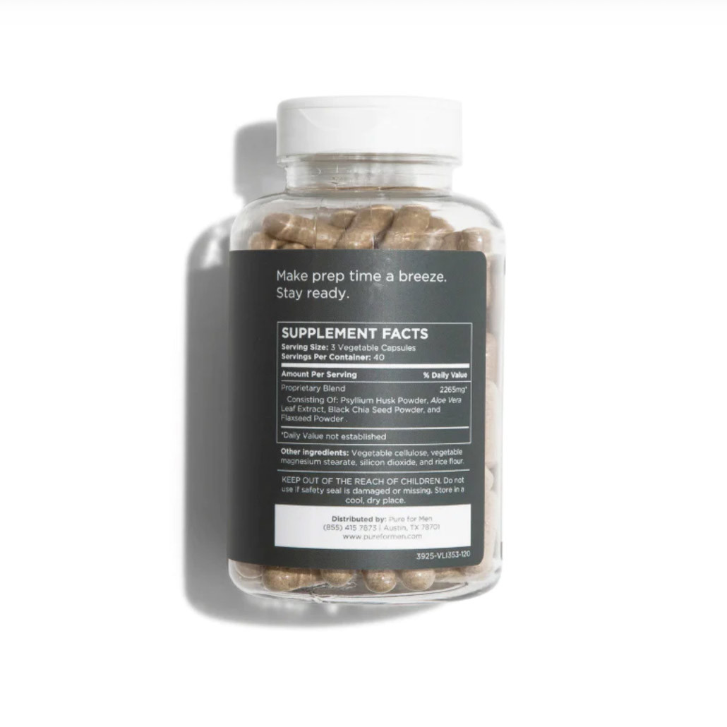 Pure for Men - Stay Ready Fiber Capsules - 120 count