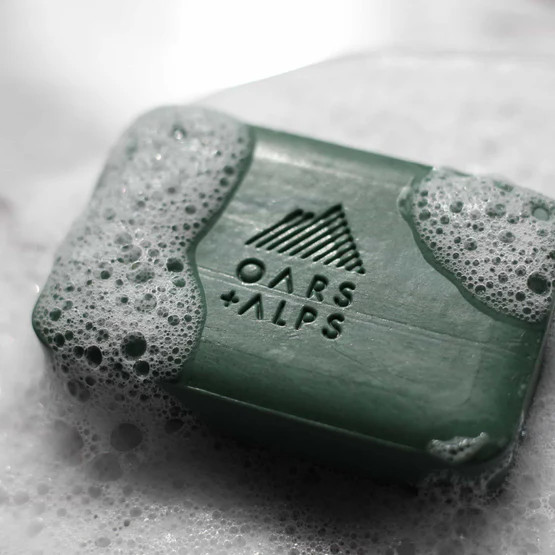 Oars + Alps - Charcoal Bar Soap - Peppermint
