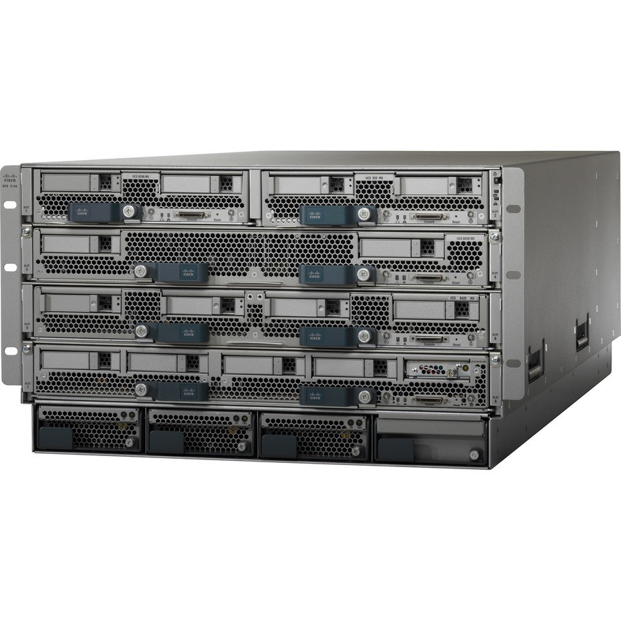 CISCO (UCSB 5108 AC2=) UCS 5108 Blade Server AC2 Chassis/0 PSU/8 fans/0 FEX