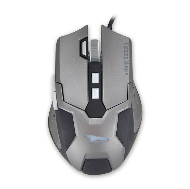 IM-COBZ2 | iMicro Cobra IM-COBZ2 USB Wired Optical Mouse (Black&Space Gray)