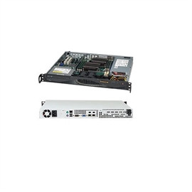 Supermicro Case CSE-512F-350B1 1U 350W 2x3.5 inch fixed drive bay SAS ...