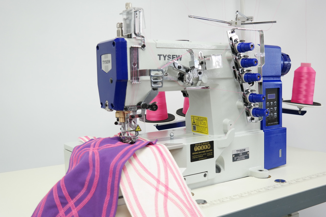 Tysew i5 Industrial Coverstitch Interlock Sewing Machine