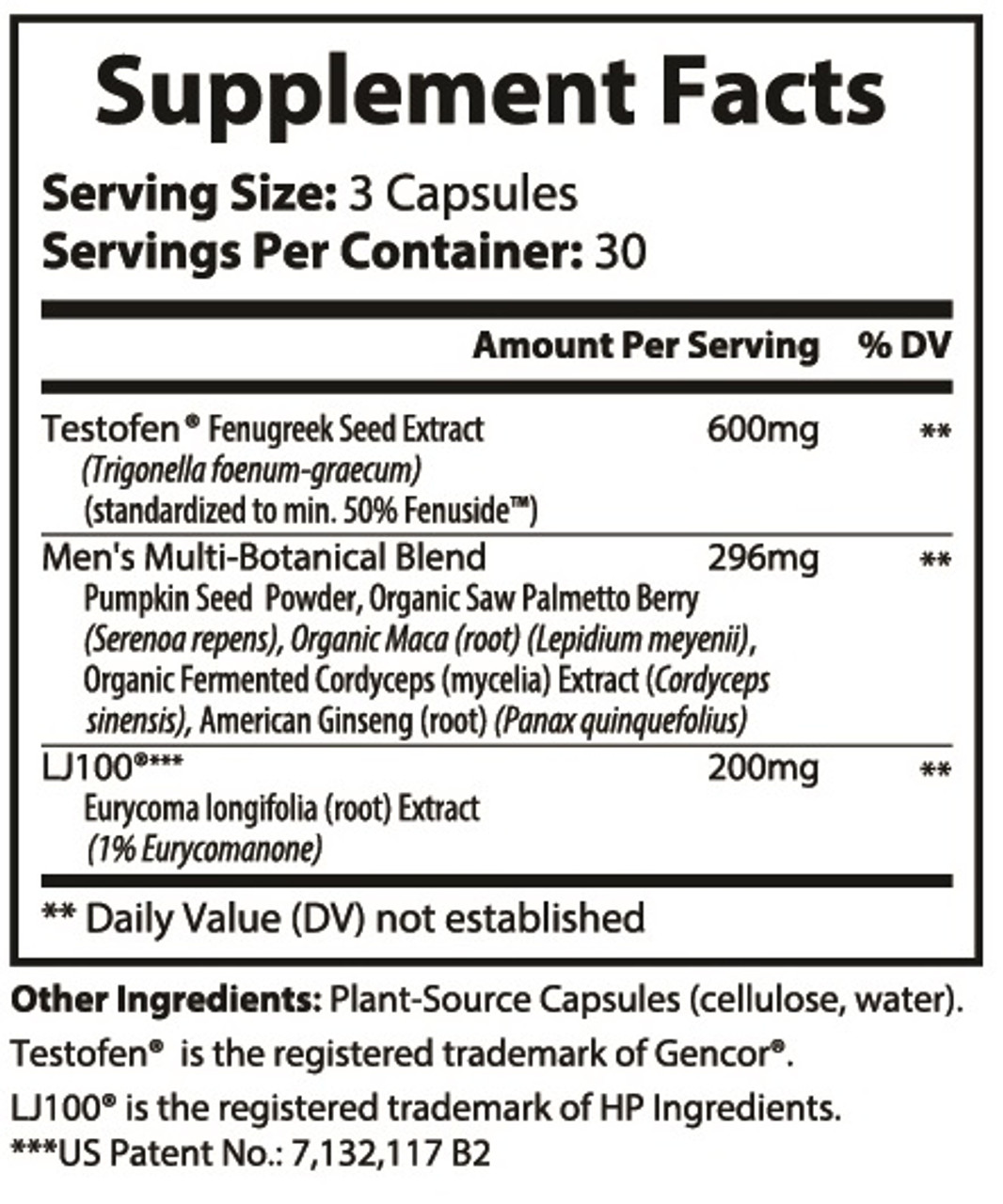 Testosterone Matrix Daily Support Health Natura