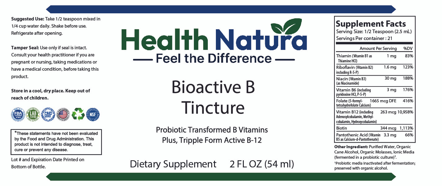 BioActive B Tincture 2oz - Advanced B Complex Supplement