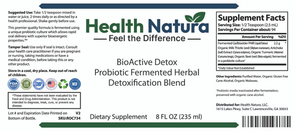BioActive Detox: Natural Liver & Gallbladder Support