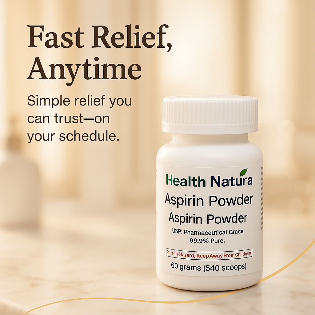 Pure Aspirin Powder: How Our Process Ensures Purity - healthnatura.com