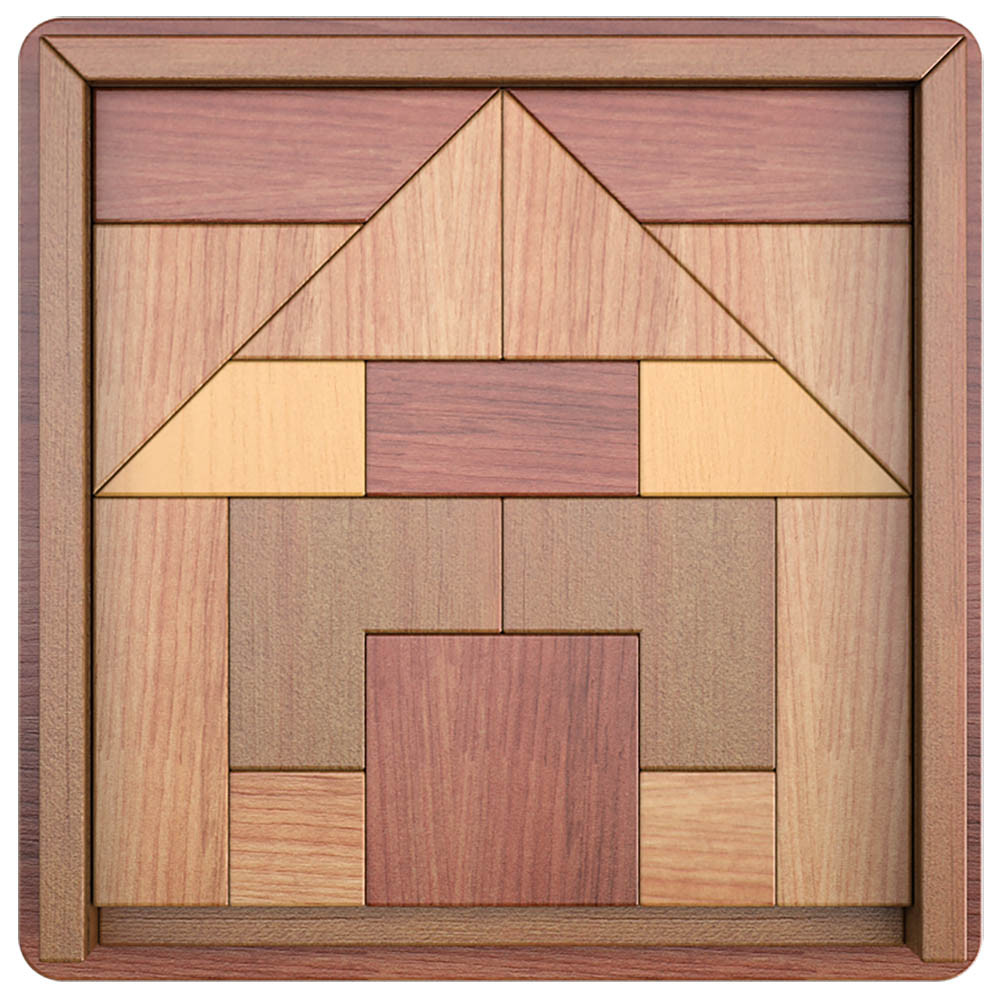 Happy Teacher Townhouse Block Puzzle Wood Toy Plans