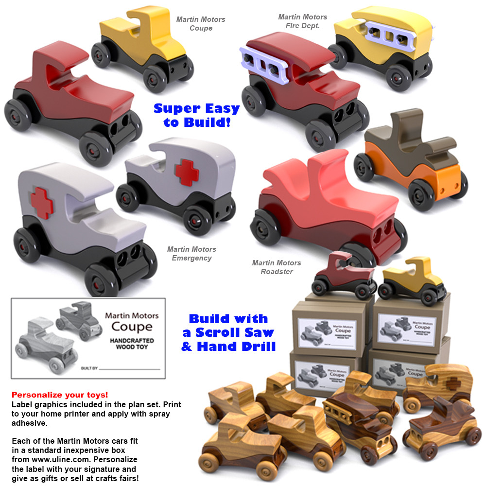 Martin Motors Crafts Show Classics Wood Toy Plans