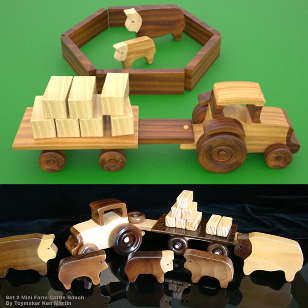 Mini Farms Cattle Ranch Wood Toy Plans