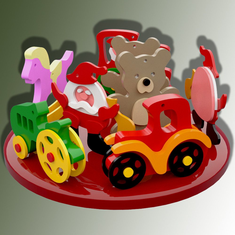 Quick & Easy Jolly Toy Ornaments Wood Toy Plans