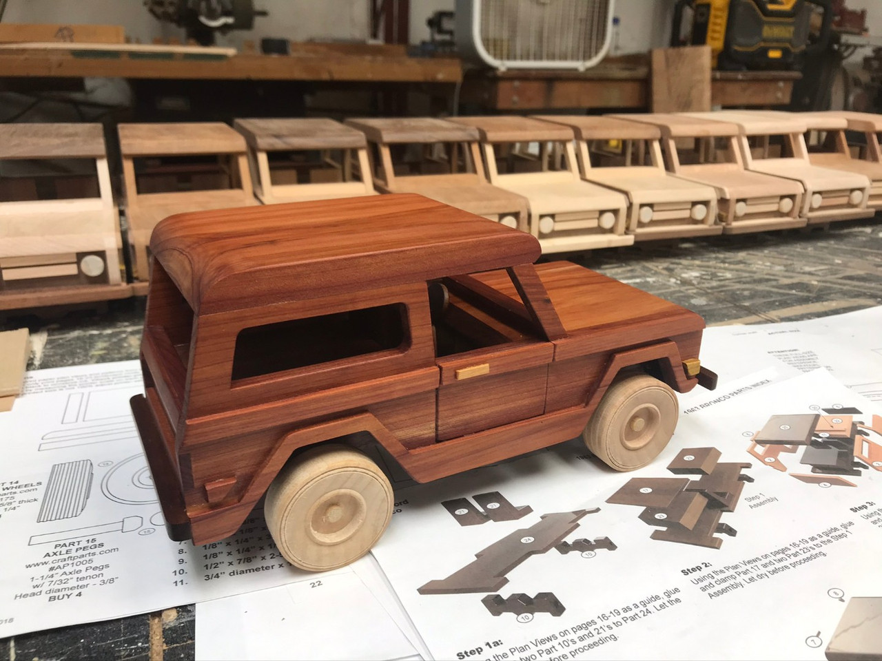 1963 Ford Bronco + Trailer & Mud Truck Wood Toy Plans