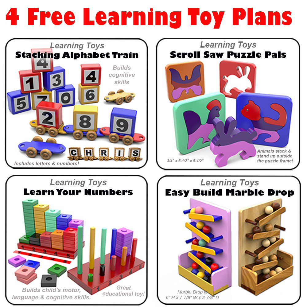 Super Toy Plans Library of 12 eBooks plus 4 Free Learning Toys Bonus ...