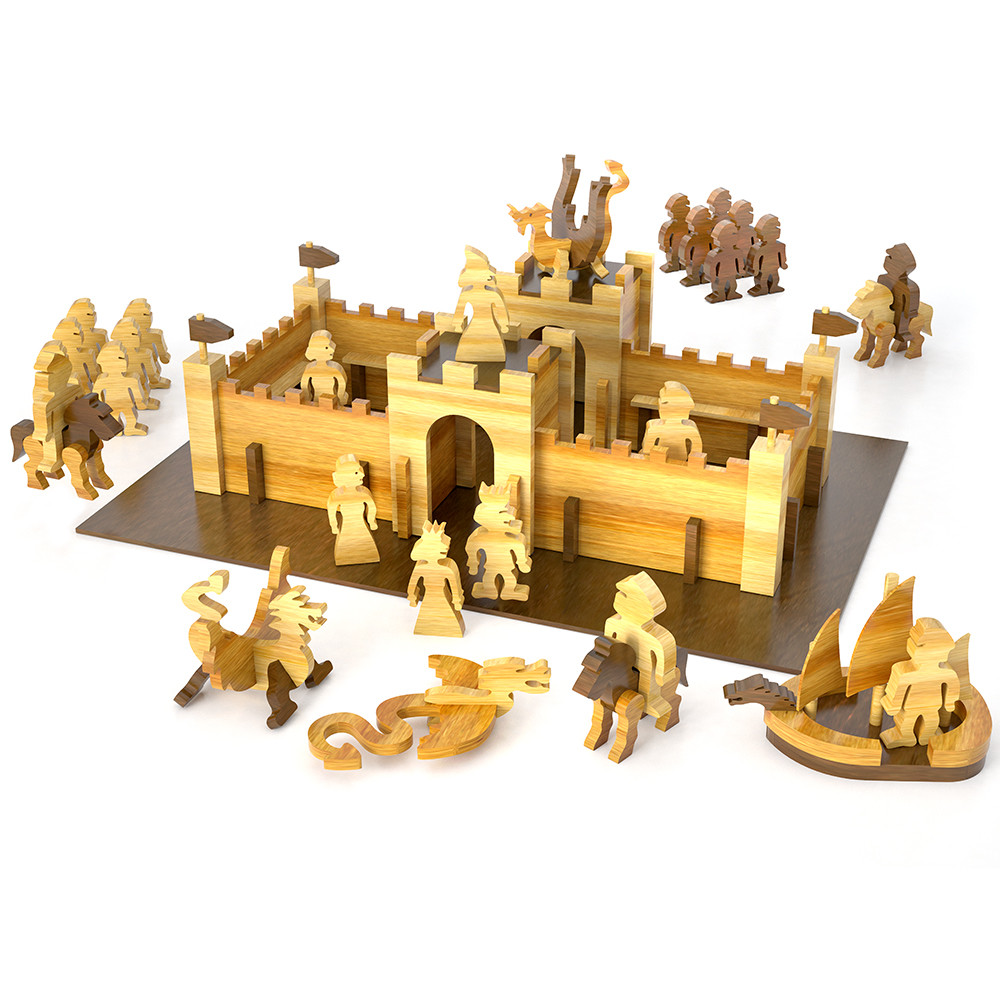 King Henry's Easy Castle Wood Toy Plans