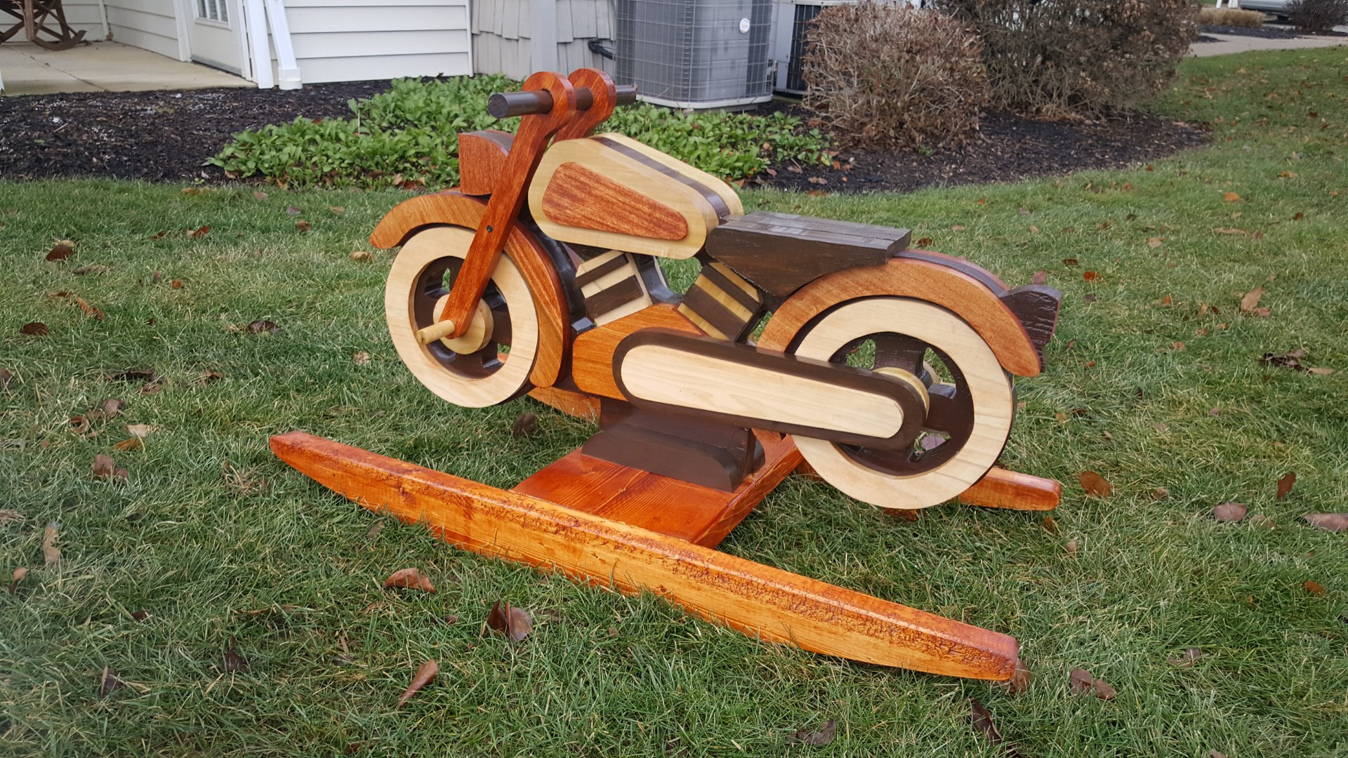 The Big Easy Rocking Motorcycle Wood Toy Plans