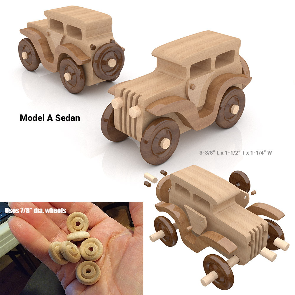 Six Mini Model A Cars