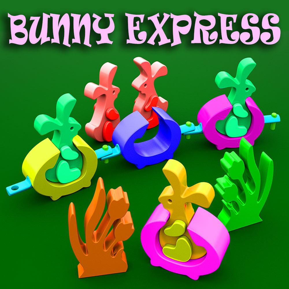 Bunny Express Wood Toy Plans