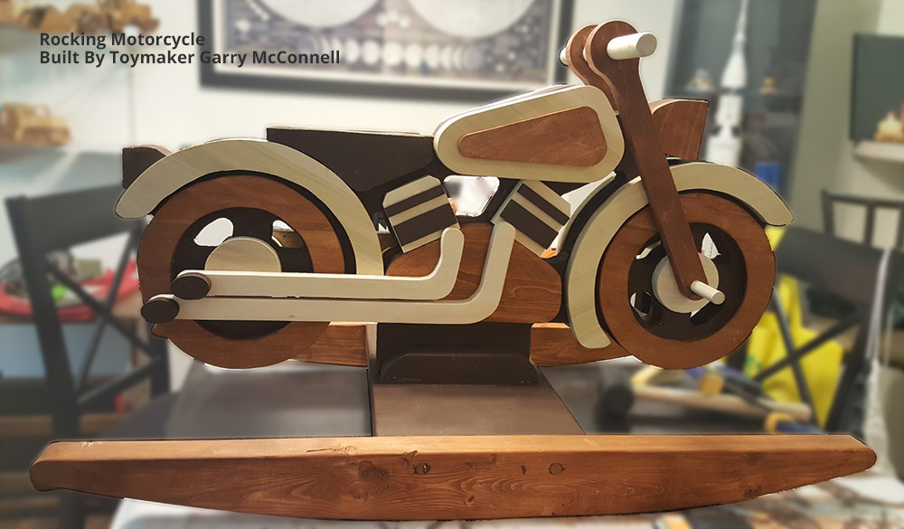 The Big Easy Rocking Motorcycle Wood Toy Plans