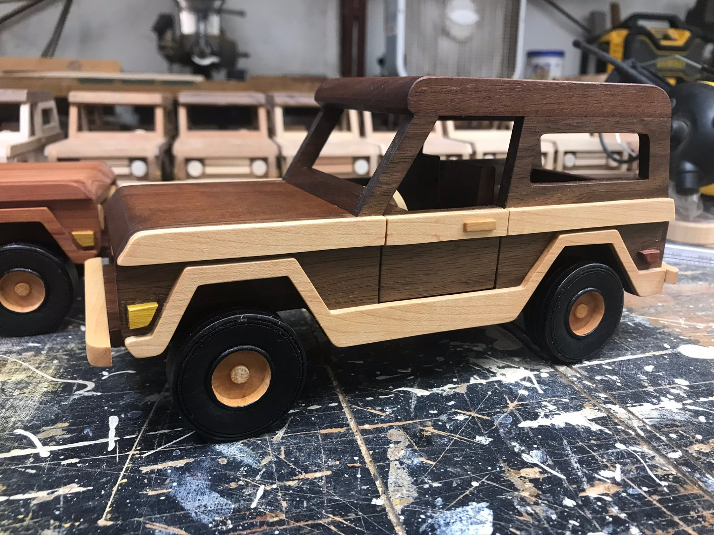1963 Ford Bronco + Trailer & Mud Truck Wood Toy Plans