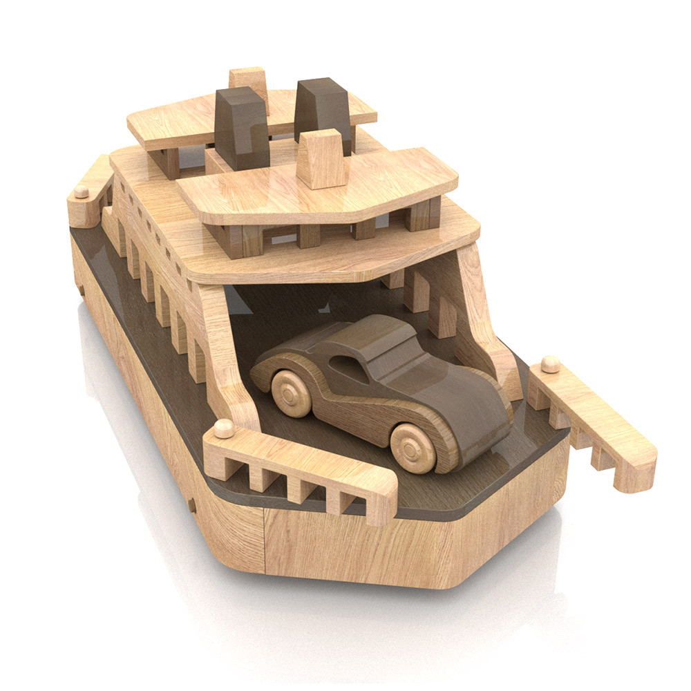 Famous Washington State Ferry Wood Toy Plan