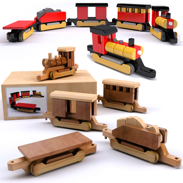 San Francisco 1920 Train Wood Toy Plans
