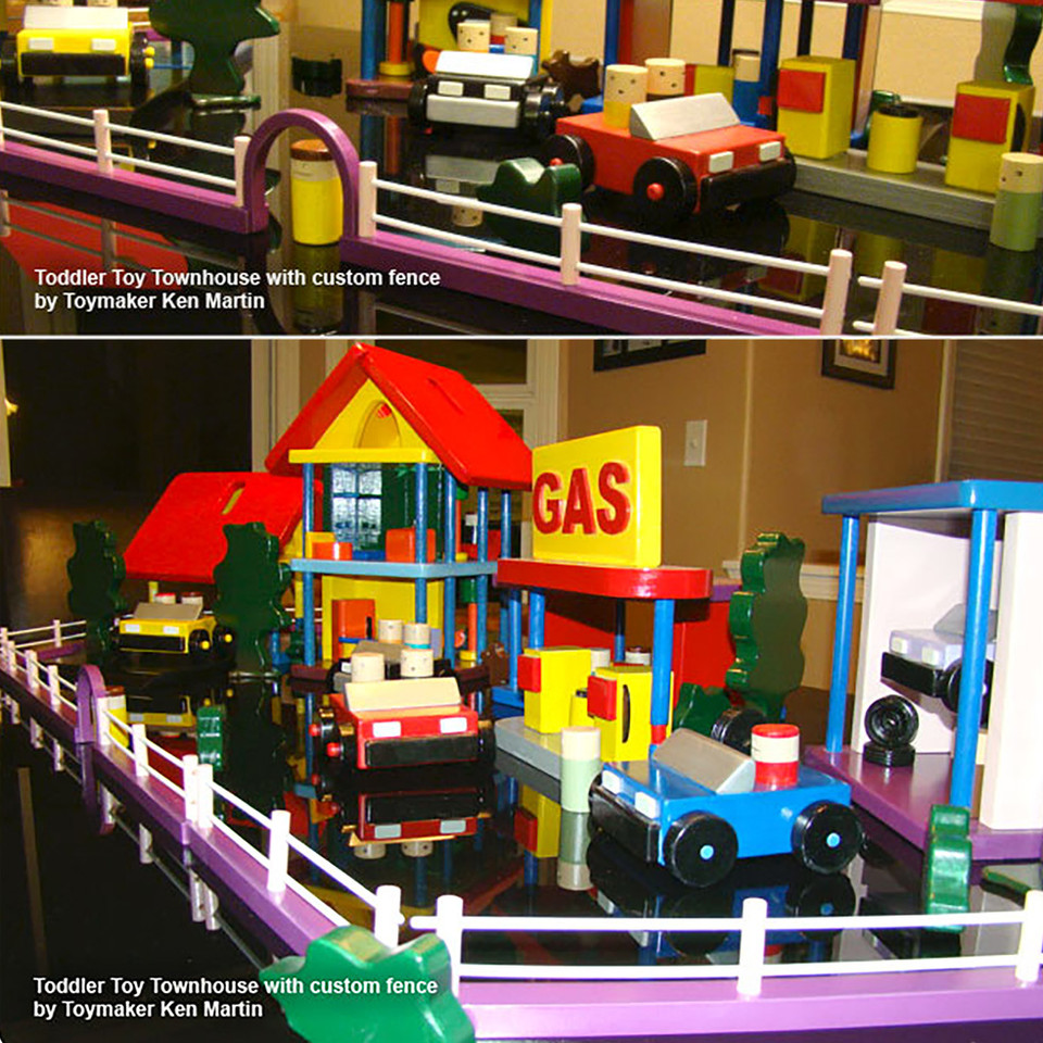 Toddler's Toy Townhouse Play Set Wood Toy Plans