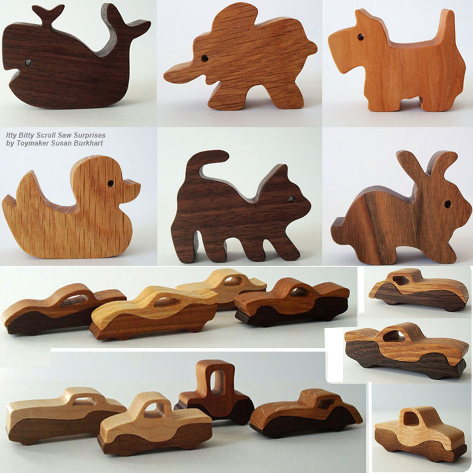Itty Bitty Scroll Saw Surprises Wood Toy Plans