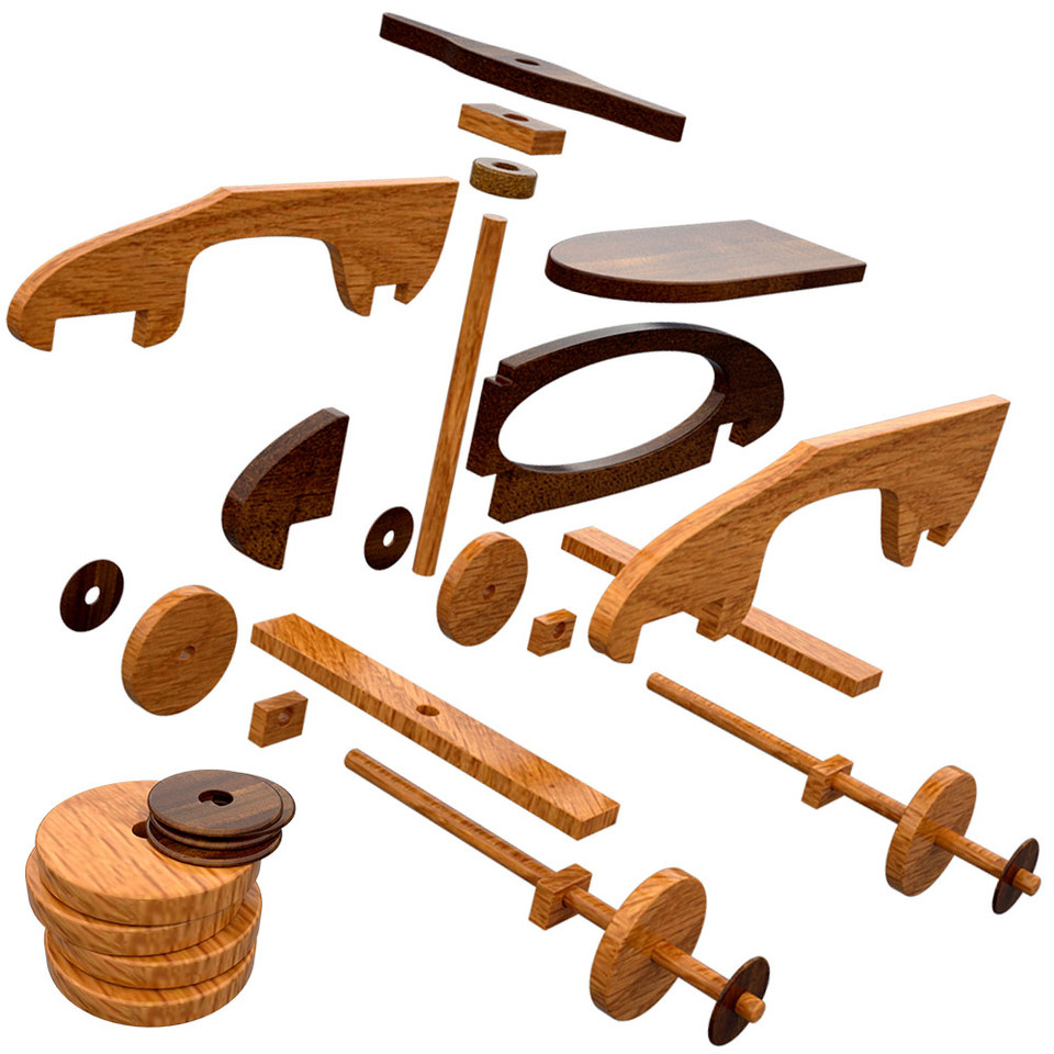 Quick & Easy Red Rocket Ryder Wood Toy Plans