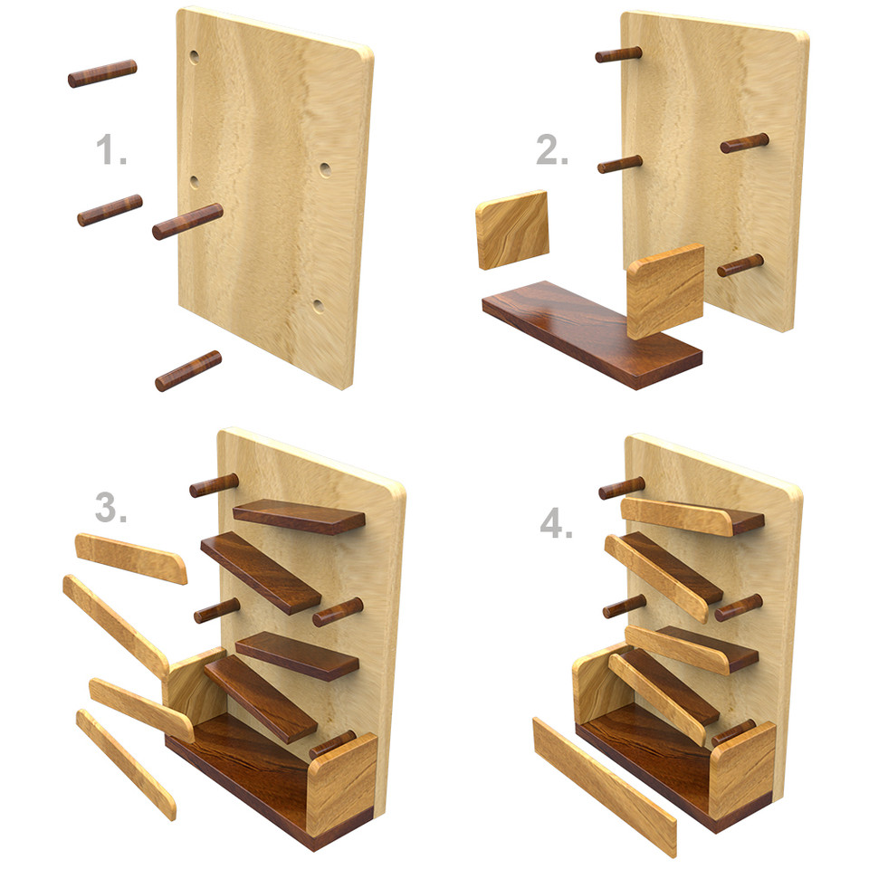 Learning Toys Marble Drop Wood Toy Plans