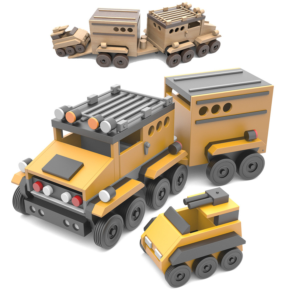 Table Saw Magic Rhino SWAT Hum-V Wood Toy Plans