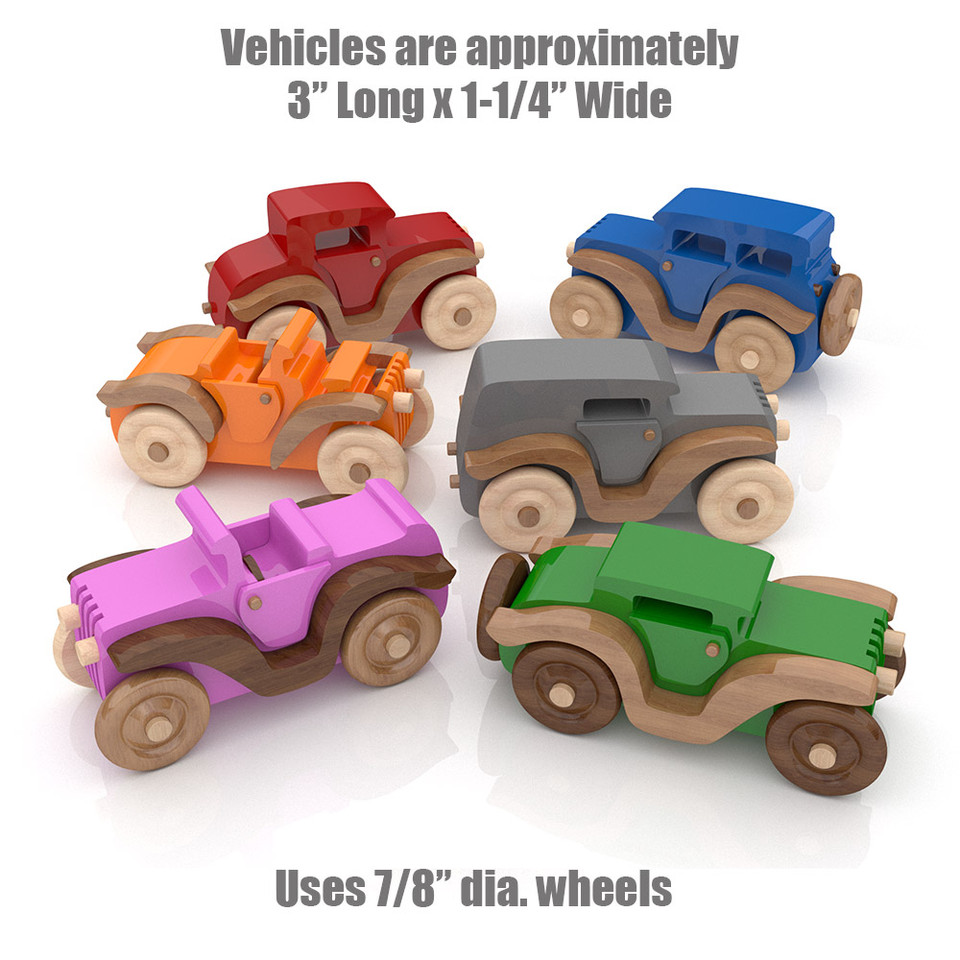 Six Mini Model A Cars