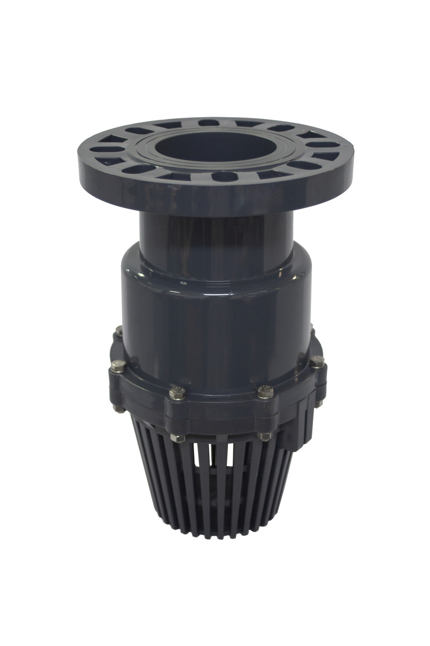Flanged Swing Foot Valve uPVC Body Full Flow Design EPDM Seats and O ...