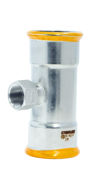 EUROPRESS 304L Stainless Steel BSP Female Tee - Waterworks