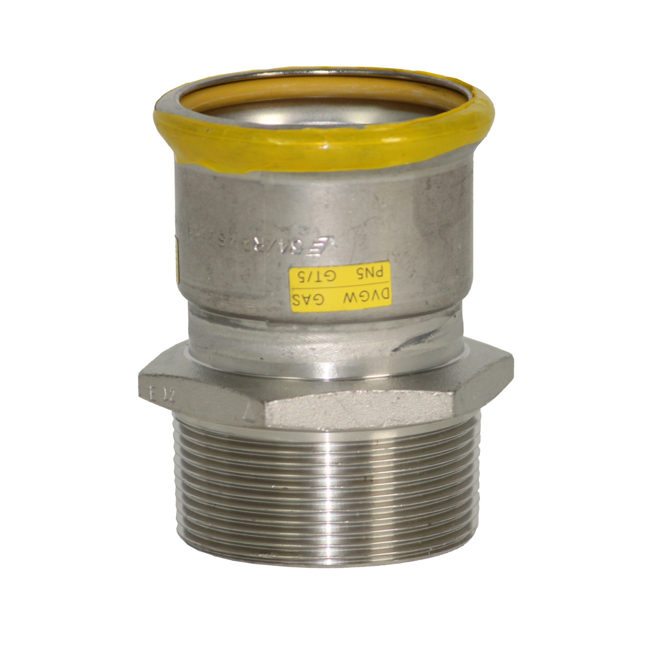 EUROPRESS 316L Stainless Steel Gas Male Adaptor - Waterworks